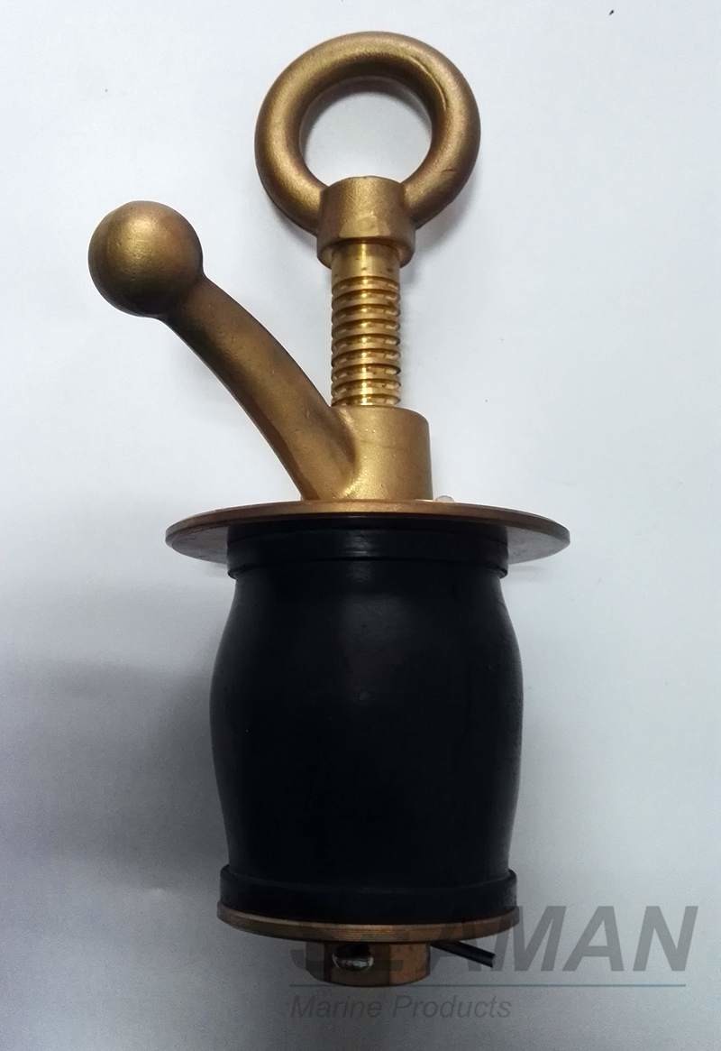 배 바다 항법 장비 IMPA 232483 3mm 고급장교 갑판배수공 마개 65 x 85mm